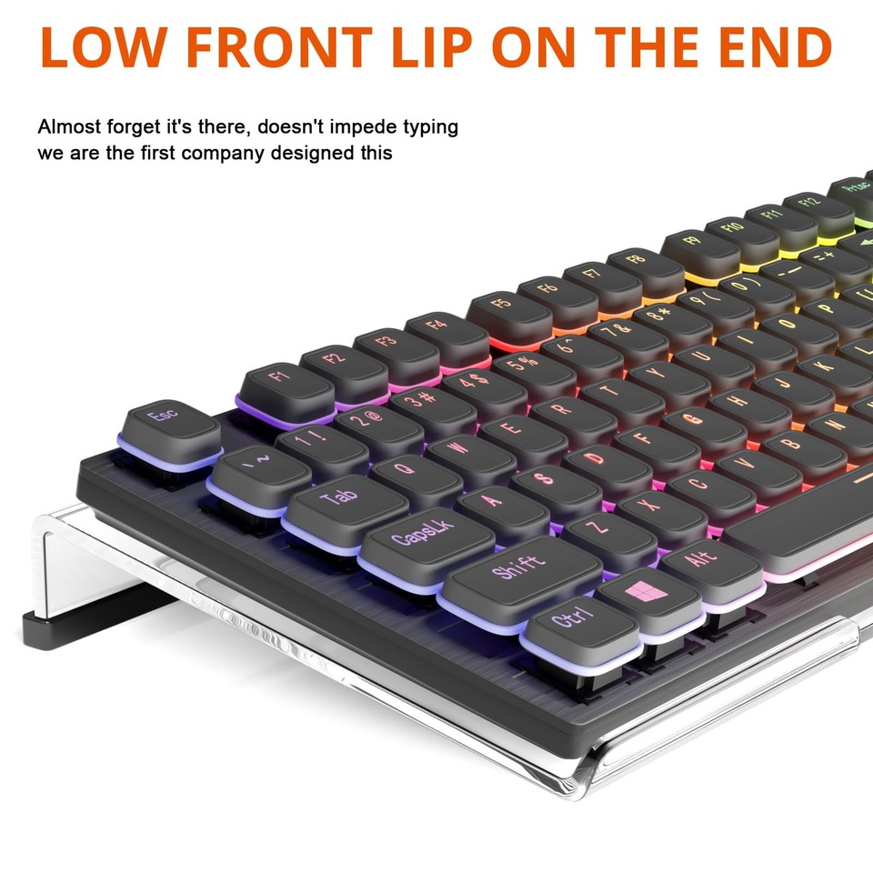 Computer Keyboard Stand Tilt PC Keyboard Stand Riser for Easy Ergonomic ...
