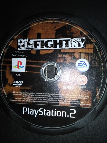 RESERVEE !!! DEF JAM FIGHT FOR NY cd seul SONY PS2 PAL FRANÇAIS EA | eBay