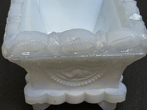 Rare Neal CT-1 Boston And Sandwich Opalescent Chariot Open Salt Cellar ...