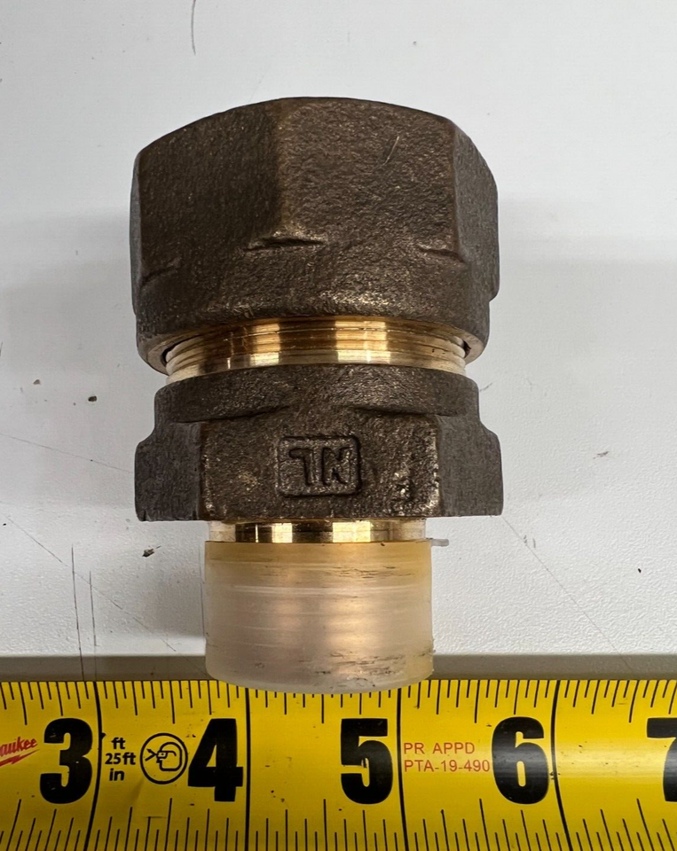 1" Mueller Straight Coupling 110 Compression IPS x MIP H-15429N No Lead ...