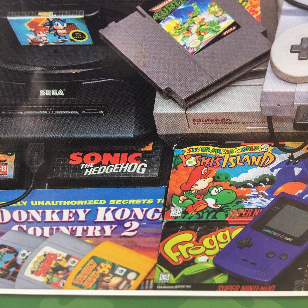 Video Game Console Collage