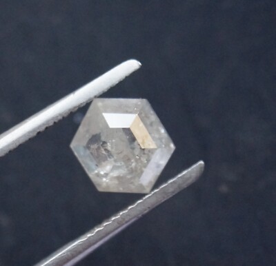 Natural Loose Diamond Rose Cut Hexagon White Color I3 Clarity 7.12MM 1. ...
