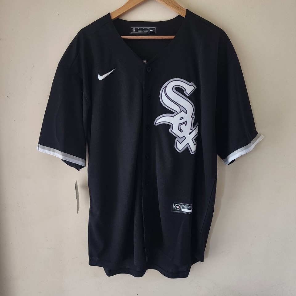 Michael Jordan Chicago White Sox / Bulls #45 Mens Baseball Black Jersey ...