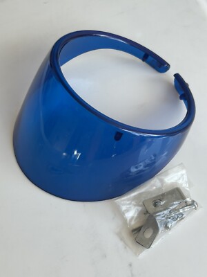 Blue 4" Peep Mirror Accessory Visor Custom Truck Hot Rat Street Rod Low ...