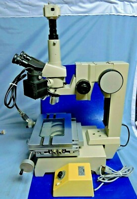 Nikon UM-2 Measurescope Toolmakers Measuring Microscope X-Y Table Stage ...