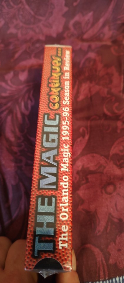 The Magic Continues Orlando Magic 1995-96 Season In Review VHS NEW ...