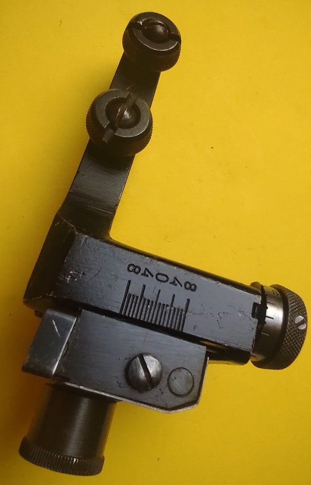 Rear diopter iris aperture receiver micrometer Peep URAL CM sight ...