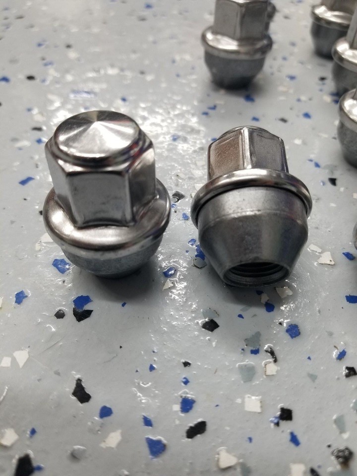 24 2015-2025 Ford F150 14x1.5 Factory OEM Stainless Lugs Wheel Nuts ...