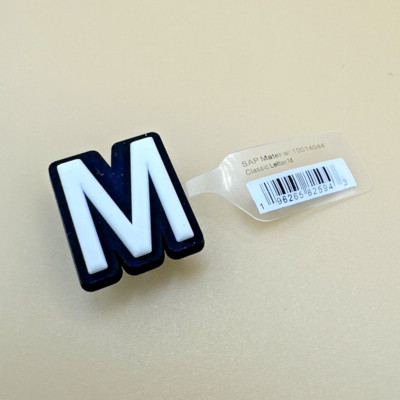 Crocs Jibbitz Charm WHITE Alphabet M • Authentic Jibbitz NWT RARE ...