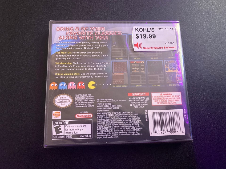 Namco Museum DS (Nintendo DS, 2007) BRAND NEW SEALED 722674700078| eBay