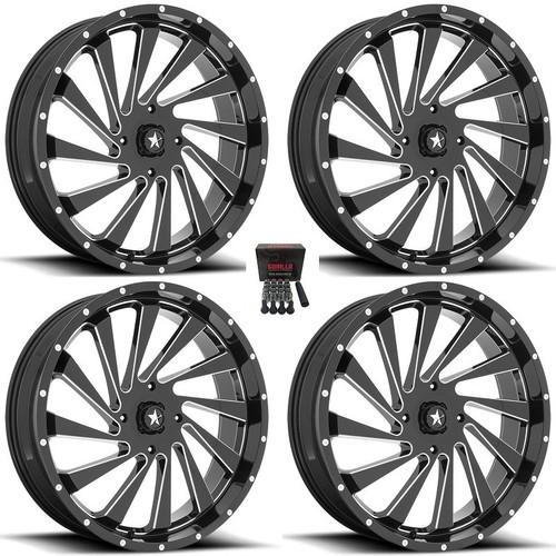 MSA M46 Blade 20" UTV Wheels/Rims Milled Commander Maverick | eBay