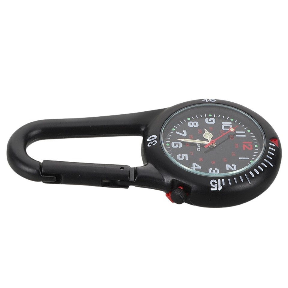 Clip Watch: Portable Alloy Pocket Clip-On Fob Watch With Compass ...