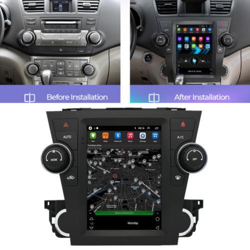 Unit Radio Player For Toyota Highlander 2008-13 Android 10.1 Head GPS ...