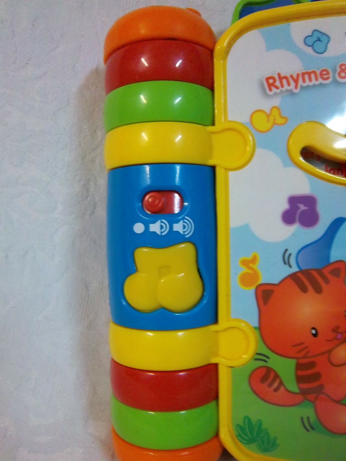 Vtech Rhyme & Discover Book Heavy Duty Musical 8" Plastic Nursery ...