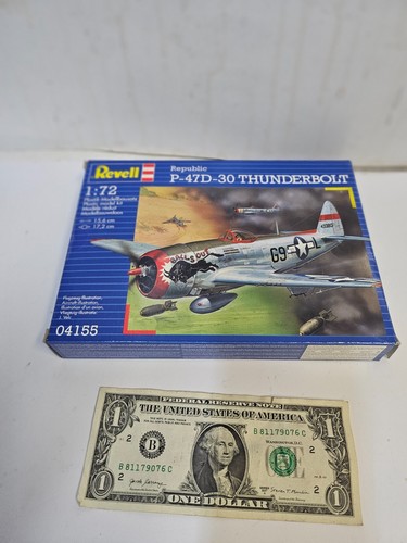 1/72 REVELL REPUBLIC P-47D-30 THUNDERBOLT FIGHTER/BOMBER MODEL - NEW NO DECALS | eBay
