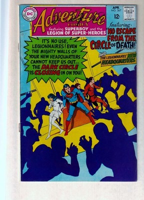 Adventure Comics Super Boy "Circle Of Death" #367 April 1968 Very Good ...