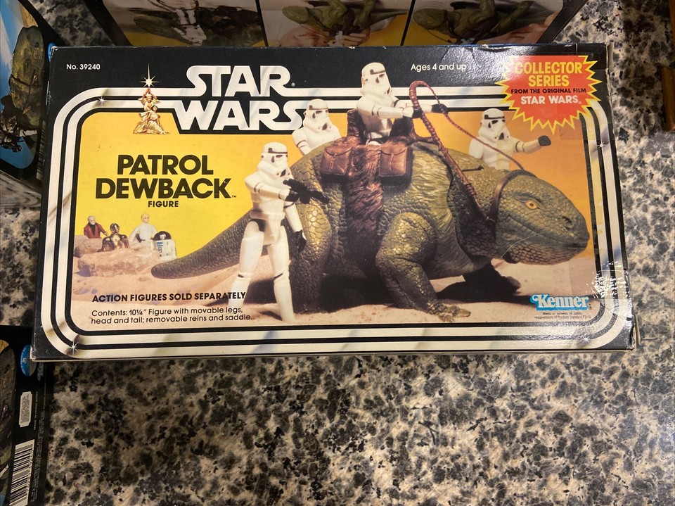 1 Vintage 1979 Kenner Star Wars Action Figure Patrol Dewback w/ Saddle ...