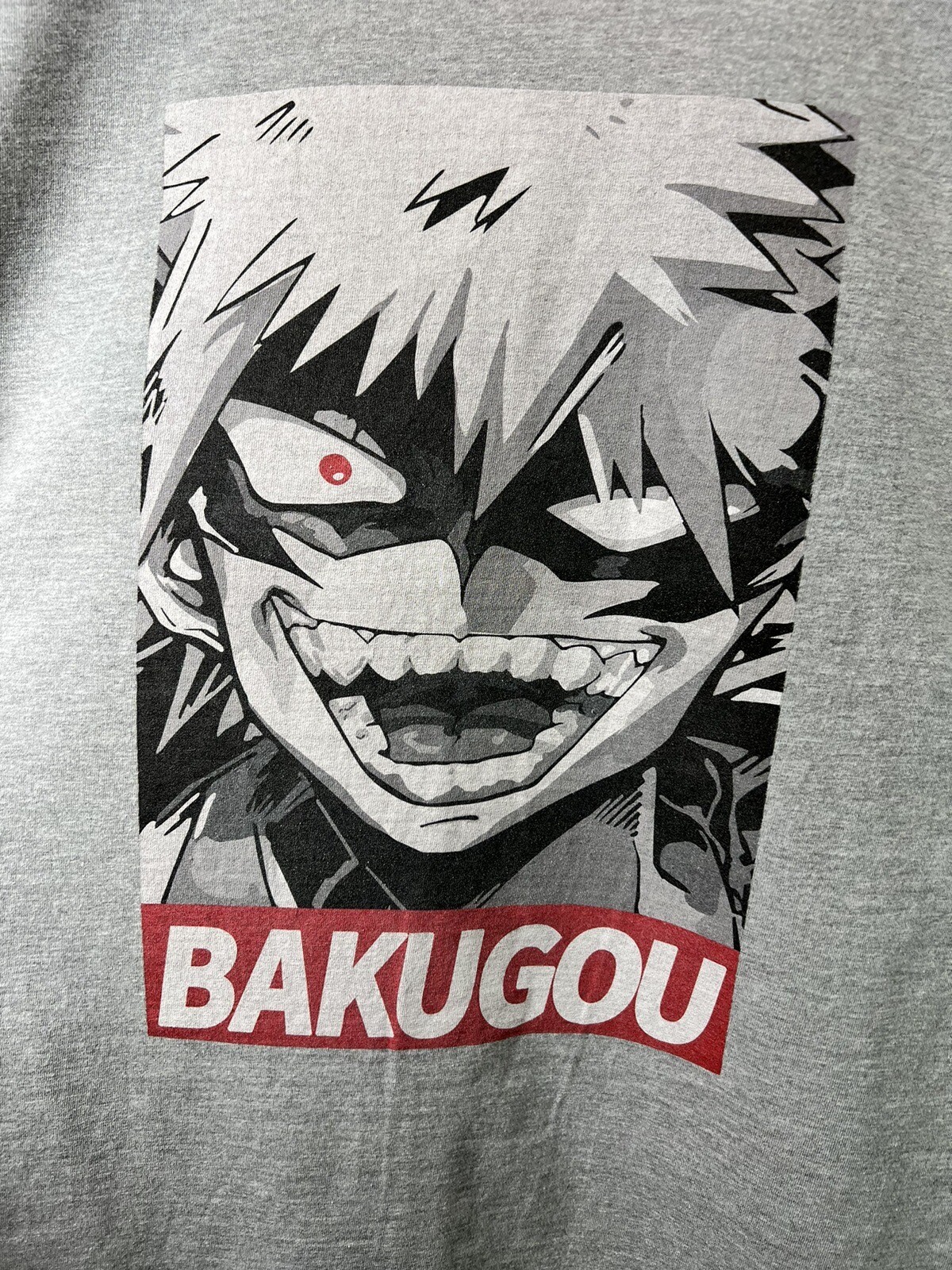 My Hero Academia Katsuki Bakugo Grin Portrait Face Gr… - Gem
