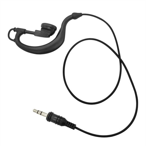 30cm 3.5mm Listen Only Earpiece G Shape Headset for HandHeld RADIO ...