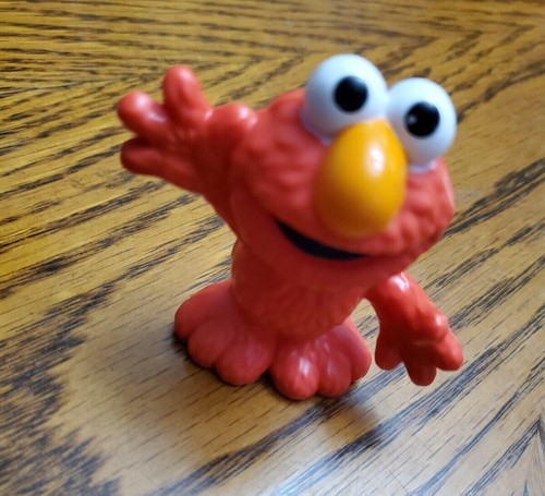 Elmo Sesame Street Friends Mini Figurine Toy Red | eBay