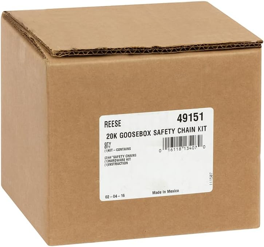 Reese Towpower 49151 Goose Box 20K Fifth Wheel Trailer Safety Chains ...