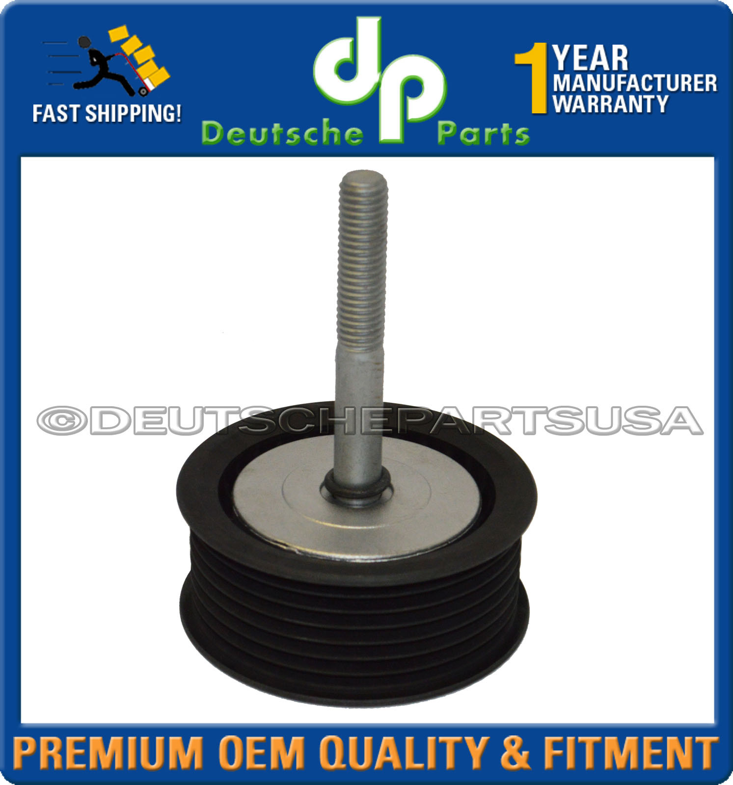 Drive Belt Idler Pulley L+H For Porsche Cayenne Panamera 94810211821 ...