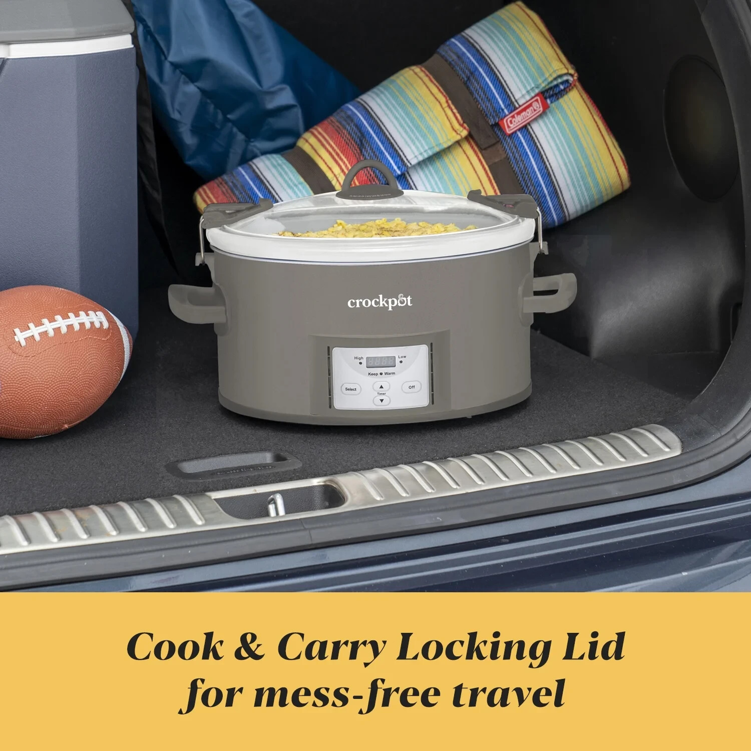 Crock-Pot® Programmable 7-Quart Cook and Carry Slow Cooker w/ Locking ...