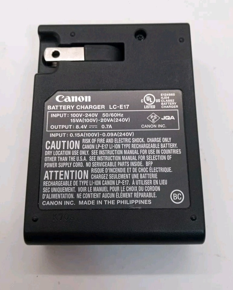 Original Genuine Canon LC-E17 Battery Charger for LP-e17 For EOS RP T7i T8i T6i 13803247848| eBay