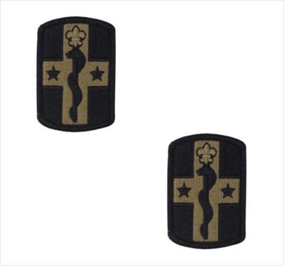 ARMY PATCH: 176TH MEDICAL BRIGADE - EMBROIDERED ON OCP- PAIR | eBay