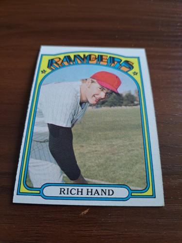 1972 TOPPS BASEBALL CARD # 317 RICH HAND RANGERS PITCHER | eBay