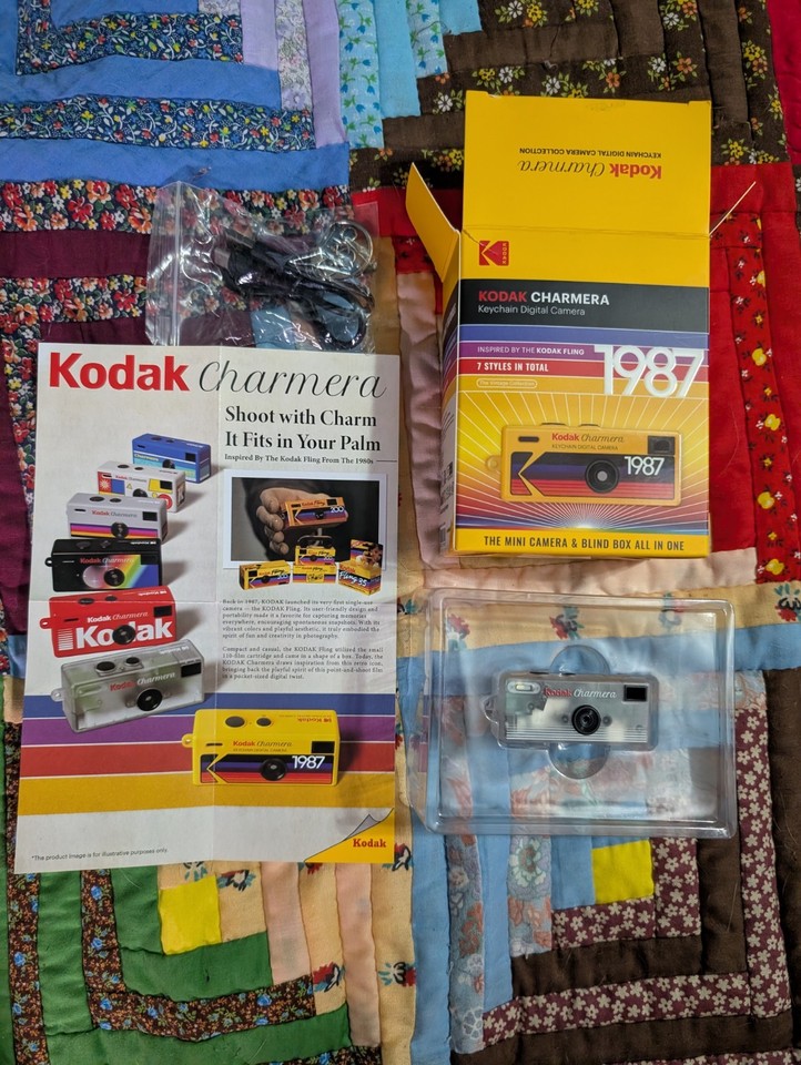 Kodak Charmera Secret Edition Transparent. Rare camera. Translucent ...