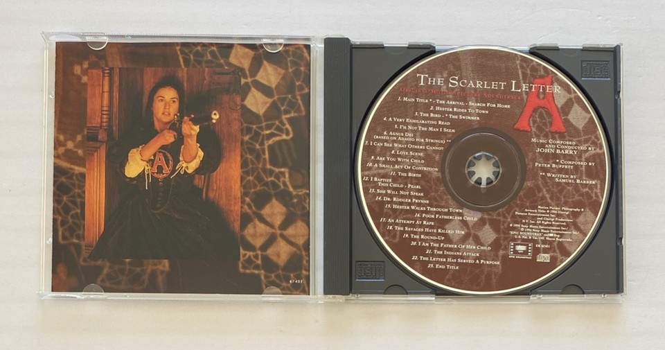 The Scarlet Letter Original Motion Picture Soundtrack (CD, 1995 ...