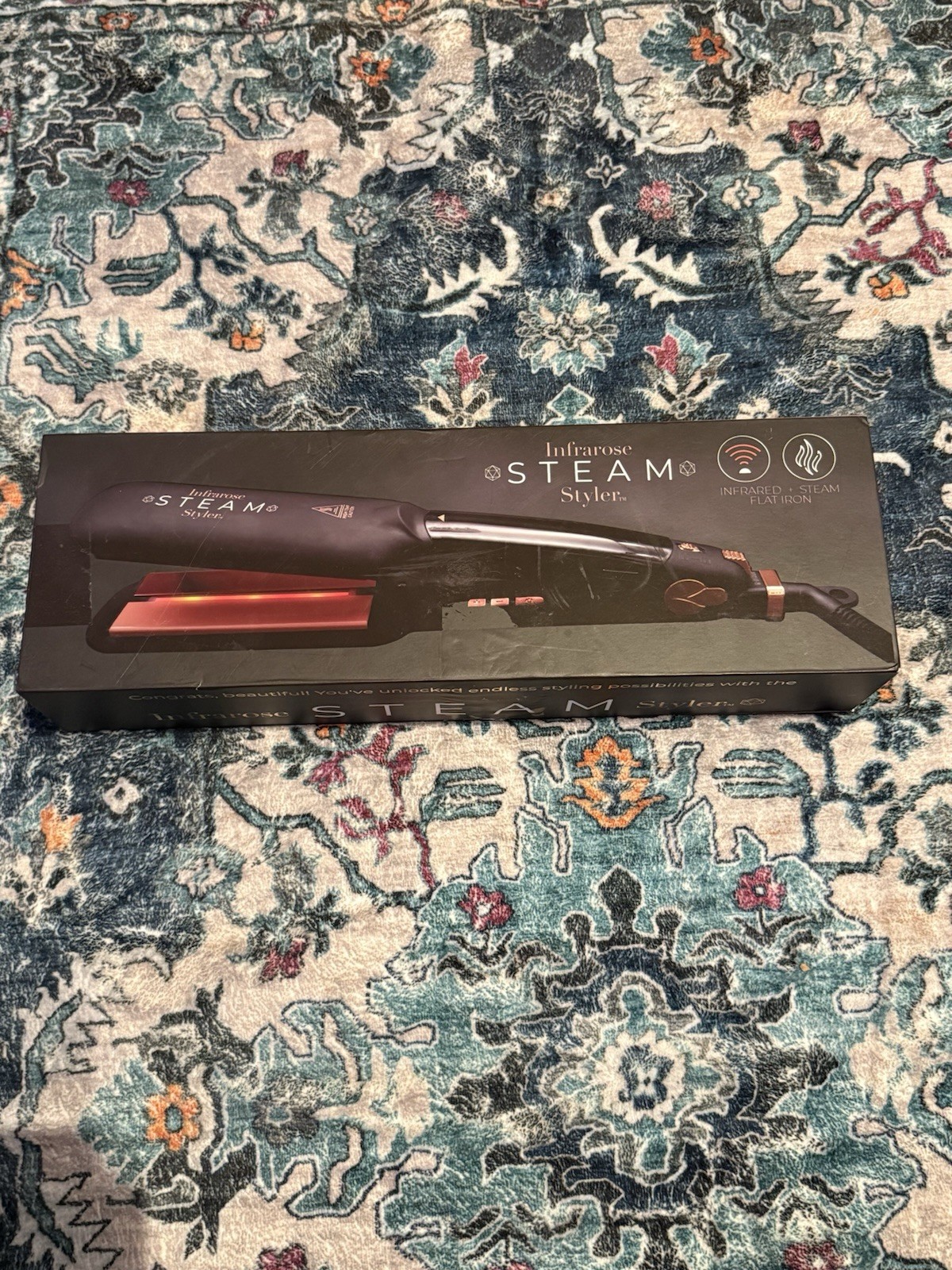 Infrarose Styler Steam & Infrared Flat Iron Hair Straightener