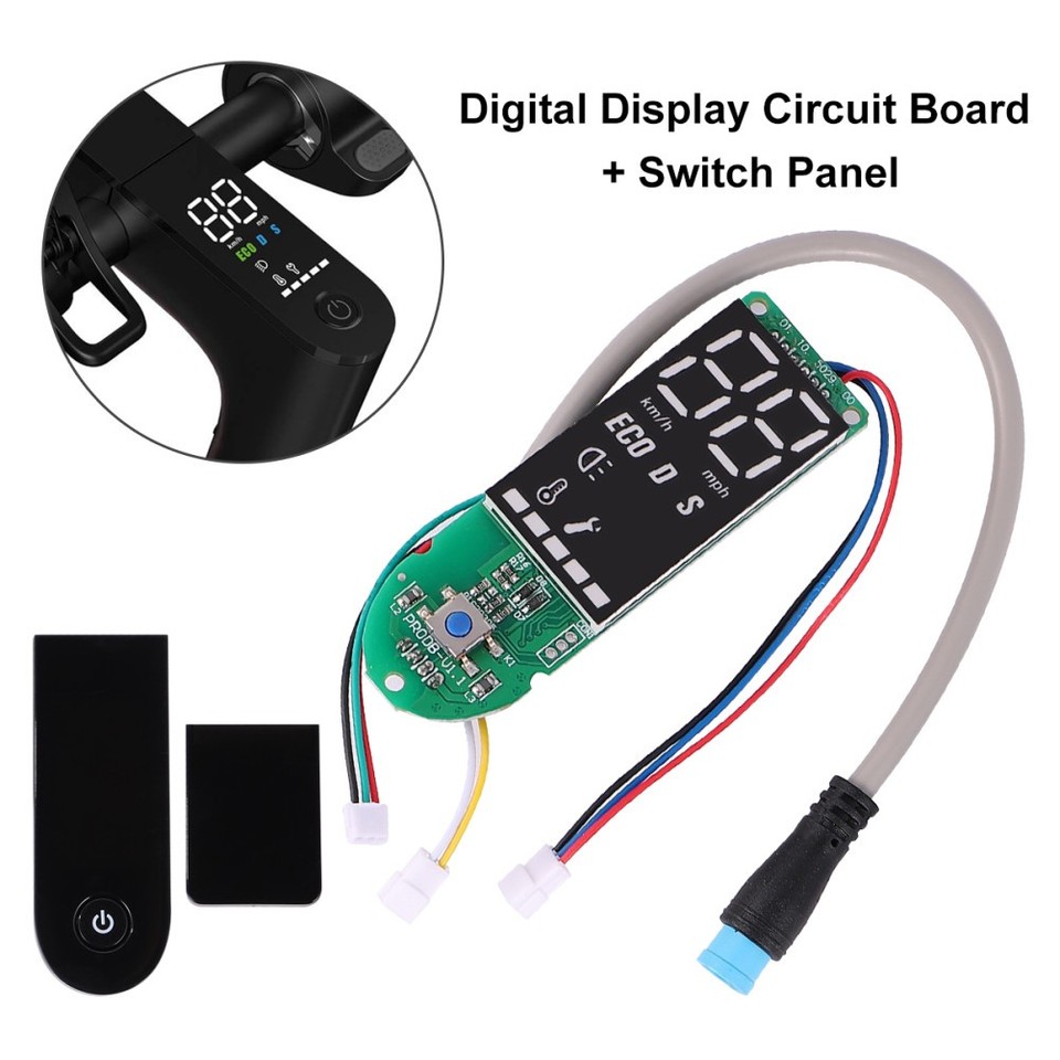 Replacement Instrument Circuit Board Dashboard Panel Electric Scooter ...