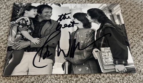 Robin Williams "Mrs Doubtfire" Signed Autographed B/W Photo Extremely ...