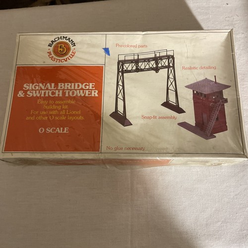 Bachmann Plasticville Signal Bridge & Switch Tower O Scale | eBay