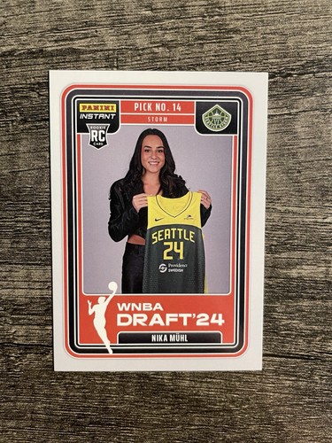 2024-25 Panini Instant WNBA Nika Muhl Draft Night Rookie #DN-8 600 ...