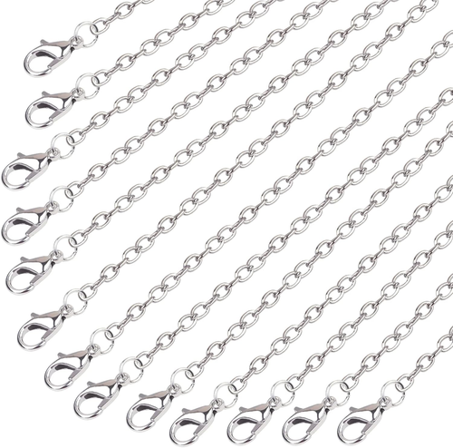 30 Pcs Stainless Steel Necklace Chain Bulk, Jewelry Making Chains ...