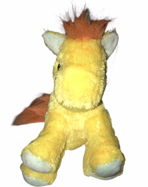 3x Winkeez Enchanted Collection Yannah The Unicorn Plush Yellow Orange ...