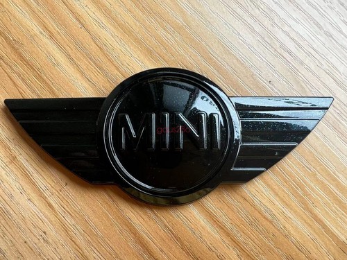 MINI R53 R56 R57 R58 R59 Glossy METAL BONNET/BOOT BADGE 115MM X 50MM | eBay