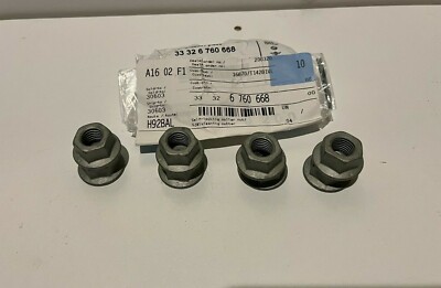 BMW Self-locking collar nut M12X1,5-10 ZNS3 33326760668 set of 2pcs | eBay