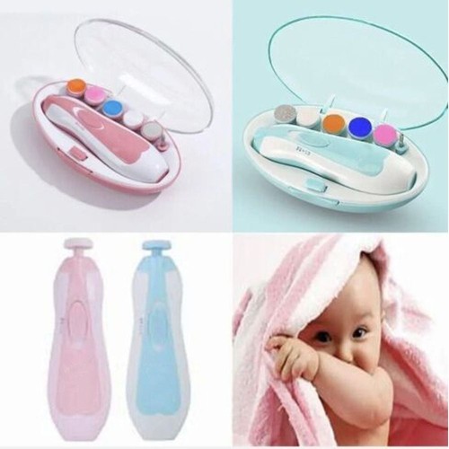 Baby Nail File Kit Toddler Toes Trim Nails Polish Care Electric Nail ...