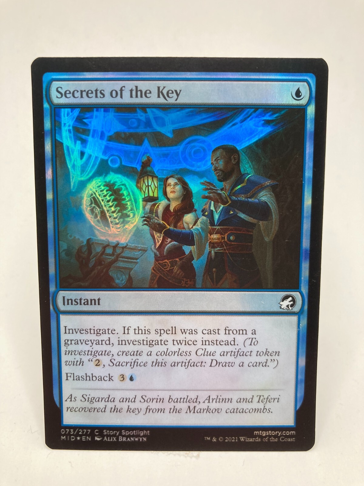Secrets Of The Key NM/M* FOIL Innistrad Midnight Hunt ENG 073 mtg ...