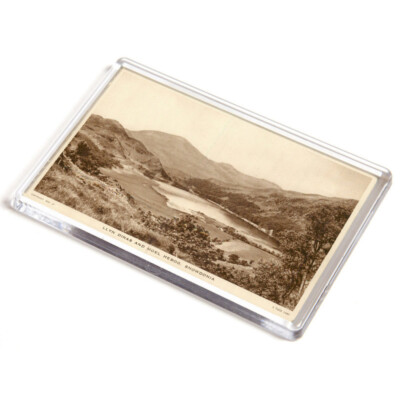 JUMBO MAGNET - Vintage Wales - Llyn Dinas and Moel Hebog, Snowdonia ...