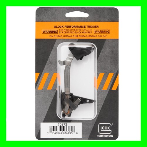 Glock OEM Gen 5 Flat Face Performance Trigger for models 17 19 26 34 45 ...