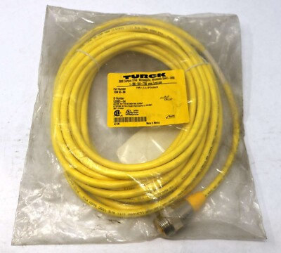 New RSM50-8M Turck Cable Cordset 18GA 5-Pin Male 8-Meters | eBay