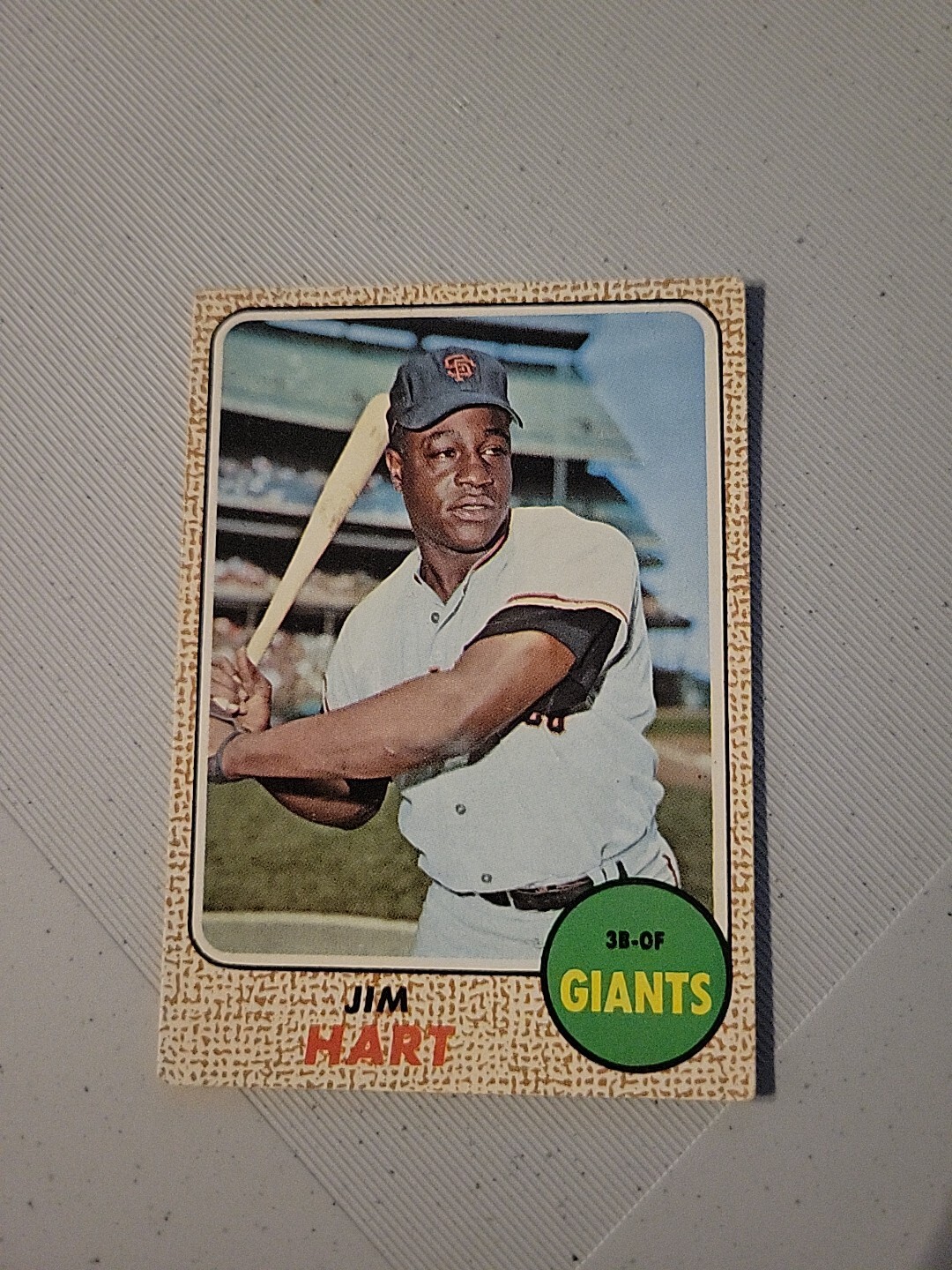 1968 TOPPS # 73 JIM HART BASEBALL CARD SF GIANTS D10 | eBay