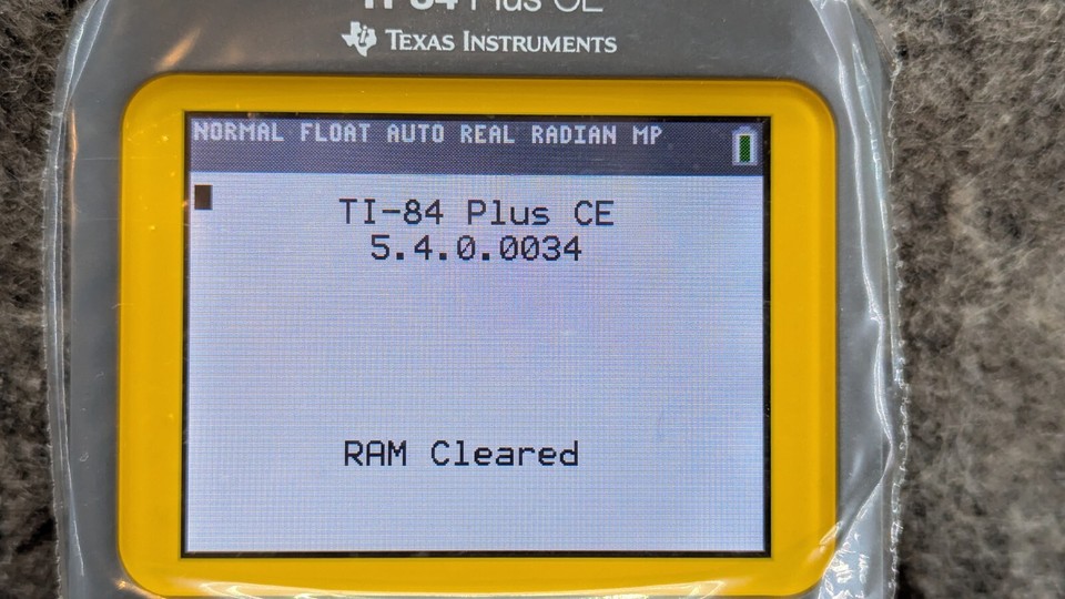 Texas Instruments TI-84 PLUS CE Graphing Calculator - Grey & Yellow ...