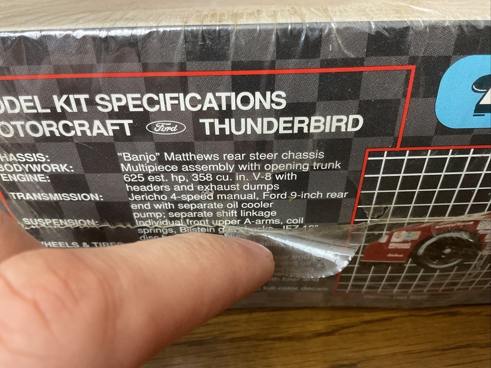 SEALED AMT #15 Motorcraft Ford Thunderbird Plastic Model Kit (D) | eBay