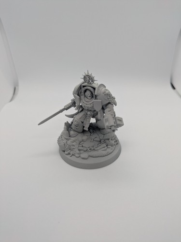 Warhammer 40k Leviathan Space Marine Captain in Terminator Armour Built ...